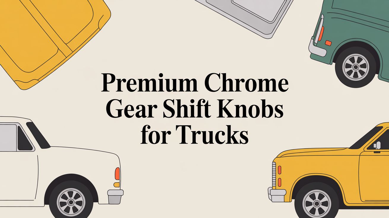 Premium Chrome Gear Shift Knobs for Trucks – Galhor